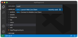 QML Extension for Visual Studio Code: Develop Qt Quick with VS Code and QML Hot Reload